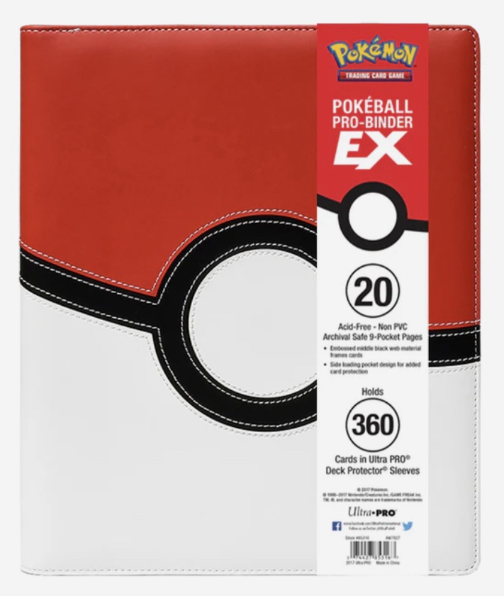 Binder Ultra Pro Premium - Pokeball: 3x3 (360 espacios) - TCGWorld